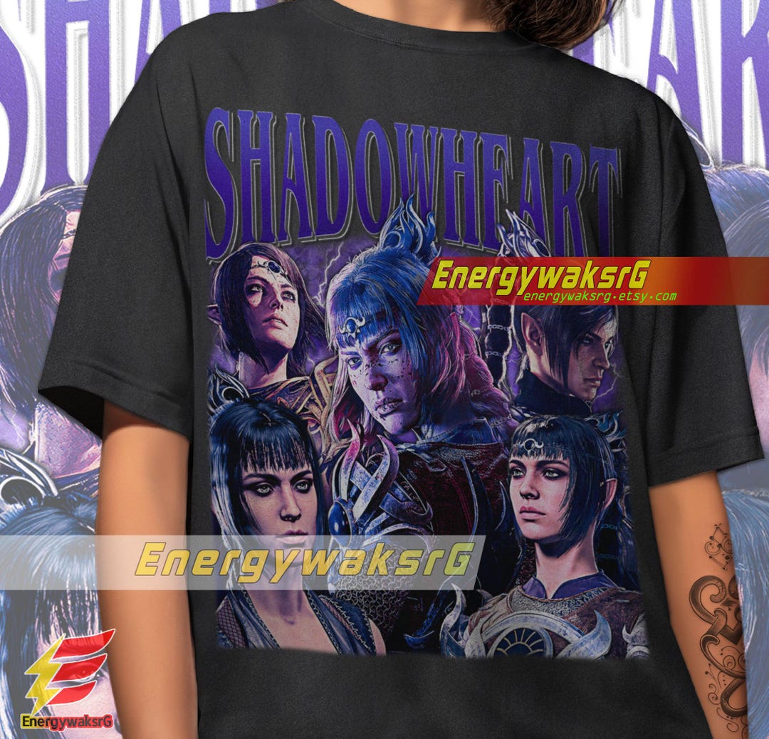 Limited Shadowheart Baldurs Gate 3 Vintage T-shirt, Shadowheart Shirt ...
