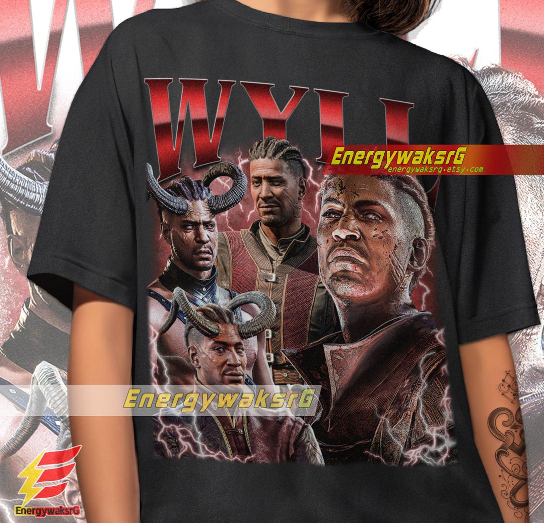 Limited Wyll Badlur's Gate 3 Vintage T-shirt, Wyll BG3 Shirt, Gift for ...