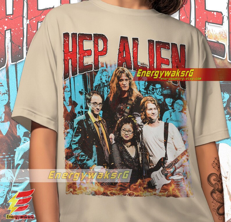 Vintage Style HEP ALIEN Vintage T-shirt, 90s Retro Vintage Tshir, Gil ...