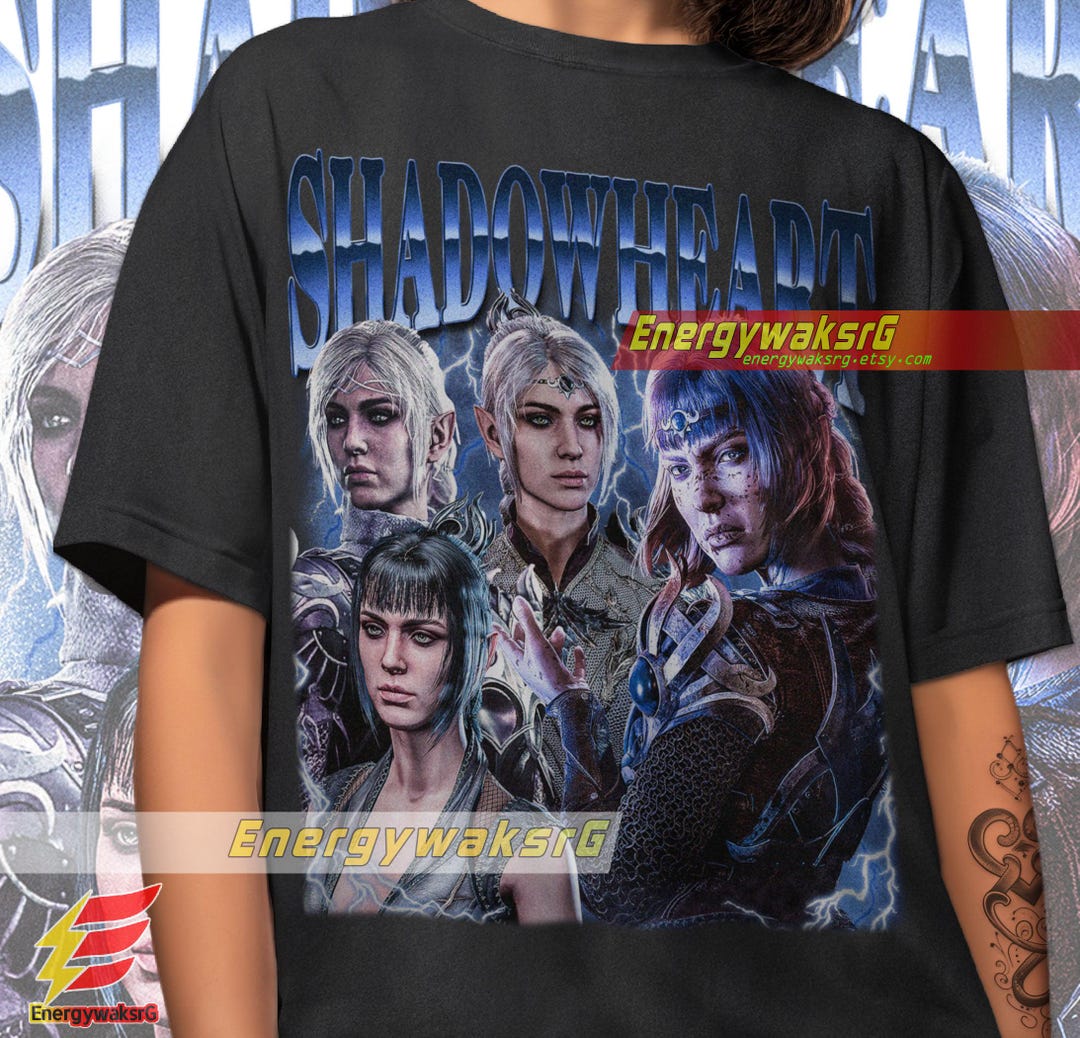 Limited Shadowheart Baldurs Gate 3 Vintage T-shirt, Shadowheart Shirt ...