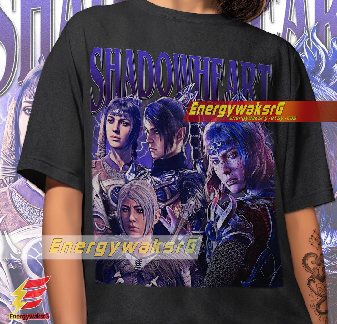 Limited Shadowheart Baldurs Gate 3 Vintage T-shirt, Shadowheart Shirt ...