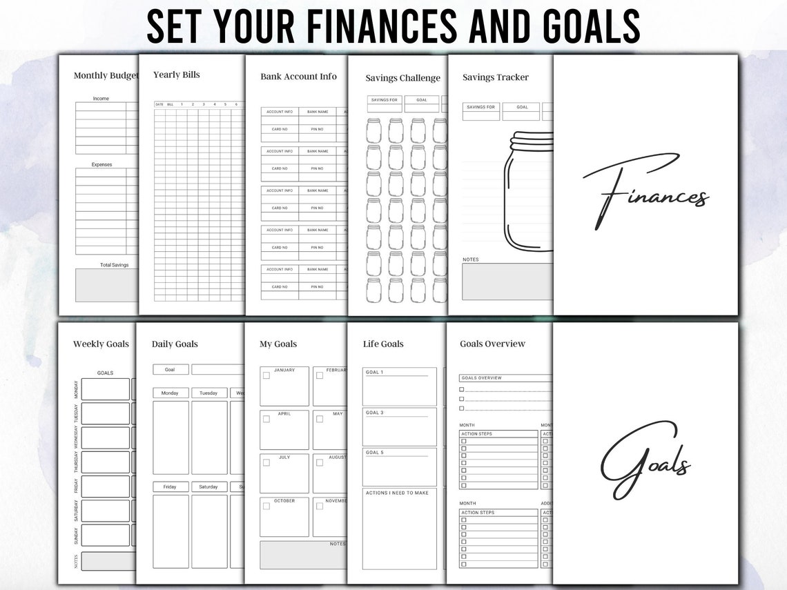 Editable ADHD Planner ADHD Planner Adult ADHD Daily Planner - Etsy