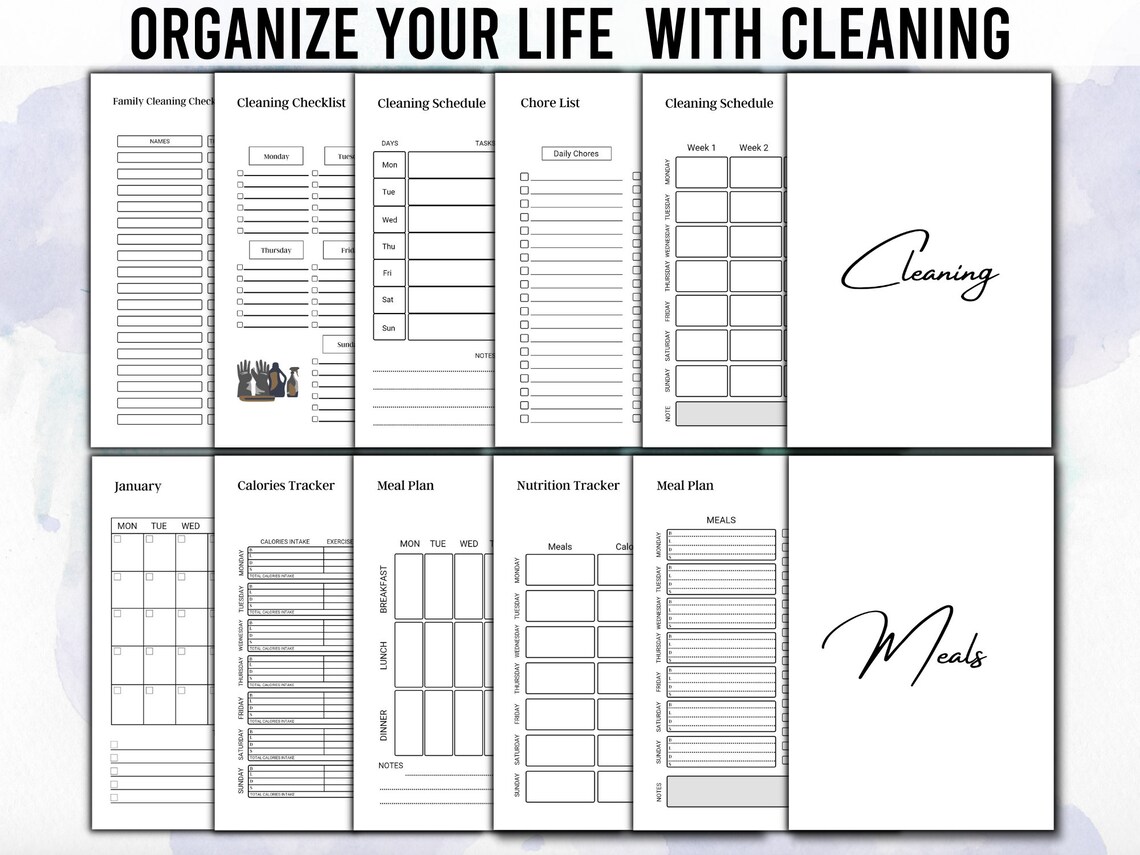 ADHD Planner Adult Pdf Printable ADHD Planner ADHD Daily - Etsy