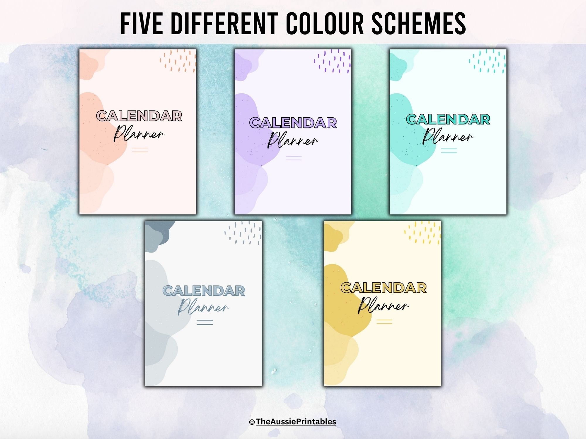 Undated Monthly Calendar Bundle, Remarkable 2 Planner and Templates ...