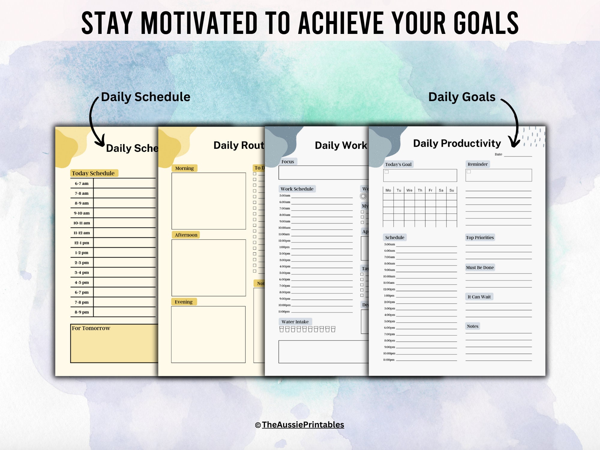 Daily Planner Printable Pdf, Remarkable 2 Planner, to Do List Template ...
