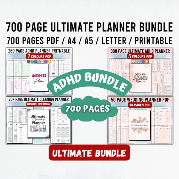 Planner Bundle - Etsy