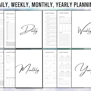 Editable ADHD Planner, ADHD Planner Adult, ADHD Daily Planner Printable ...