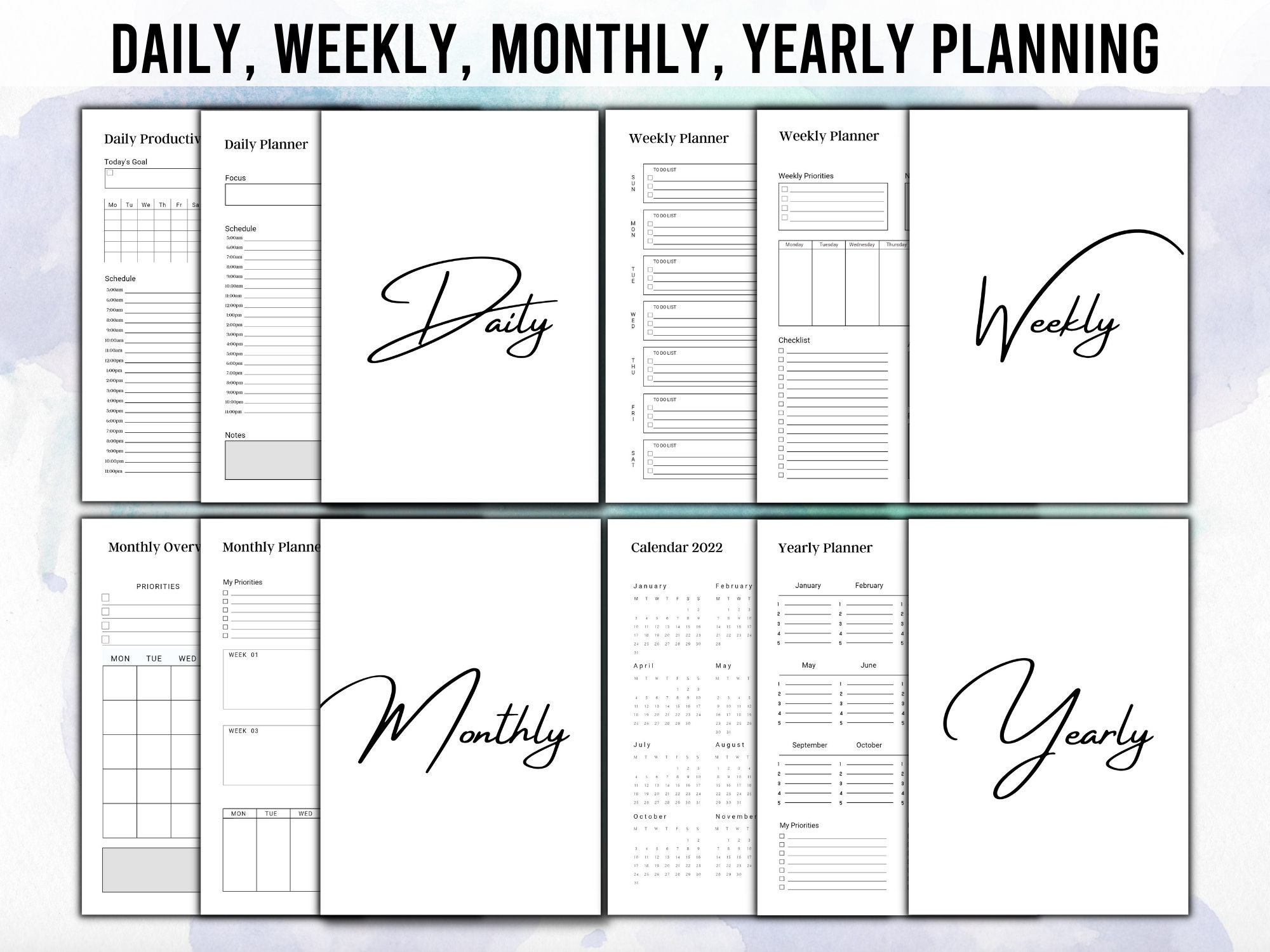 Editable ADHD Planner ADHD Planner Adult ADHD Daily Planner - Etsy Canada