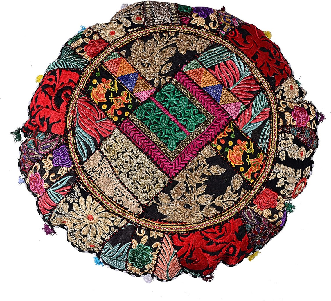 Round Cushion Cover,round Floor Cushion,round Pillow Cover,large Round ...