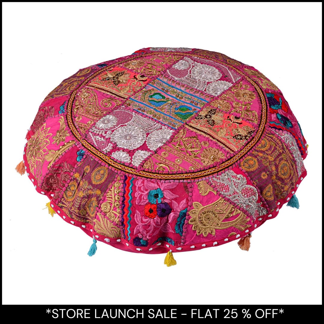 Round Cushion Cover,round Floor Cushion,round Pillow Cover,large Round ...
