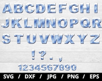 Frozen Font Frozen 2 Font Frozen Letter Font (Instant Download) - Etsy