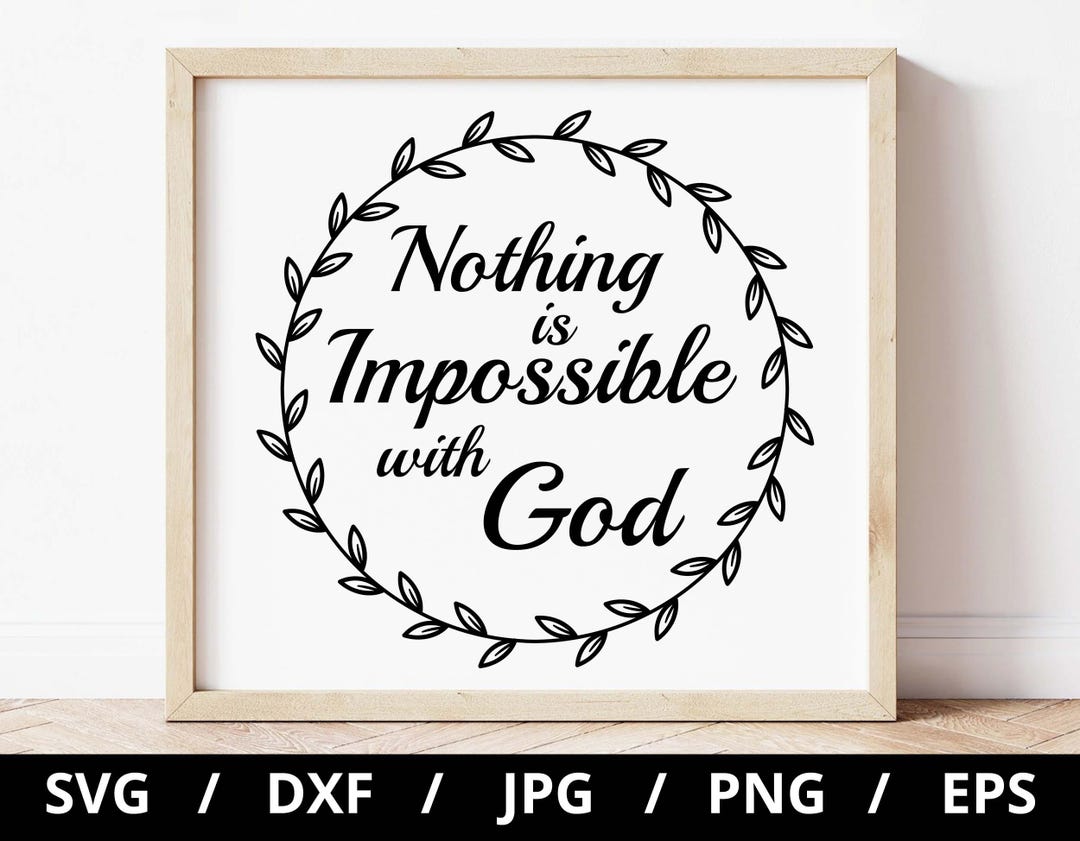 Nothing is Impossible Poster, Printable Office Decor Wall Art, Shirt ...