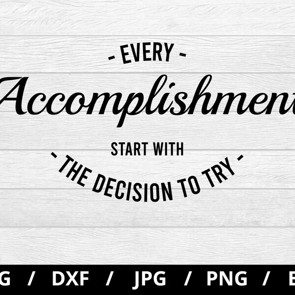 Accomplishment - Etsy