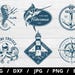 Nautical Labels Logo Sets Collection Illustration Svg, Marine Cruises ...