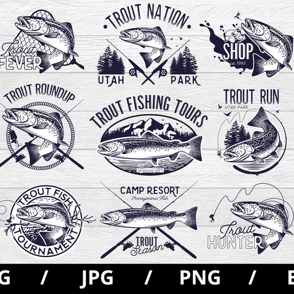 Fly Fishing Svg - Etsy