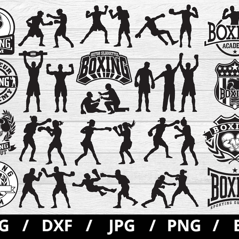 Girl Boxing Svg - Etsy