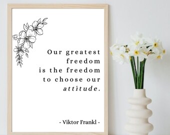 Frankl Quote Poster - Etsy