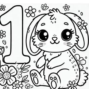 Printable Number Coloring Pages for Kids | Fun Learning Activity | 1 to ...