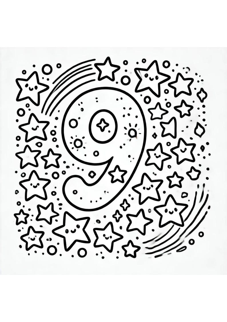 Printable Number Coloring Pages for Kids | Fun Learning Activity | 1 to ...