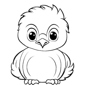 9-page Bird Coloring Book for Kids | Fun and Educational Bird ...