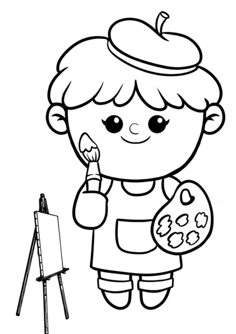 13 Page of Printable Profession Illustrations for Kids | Educational ...