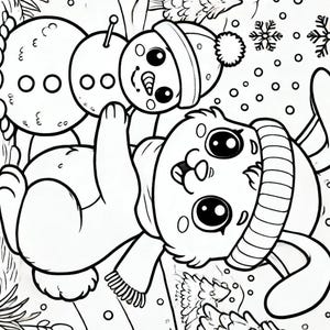 8-page Cute Rabbit Coloring Book for Kids | Fun and Adorable ...