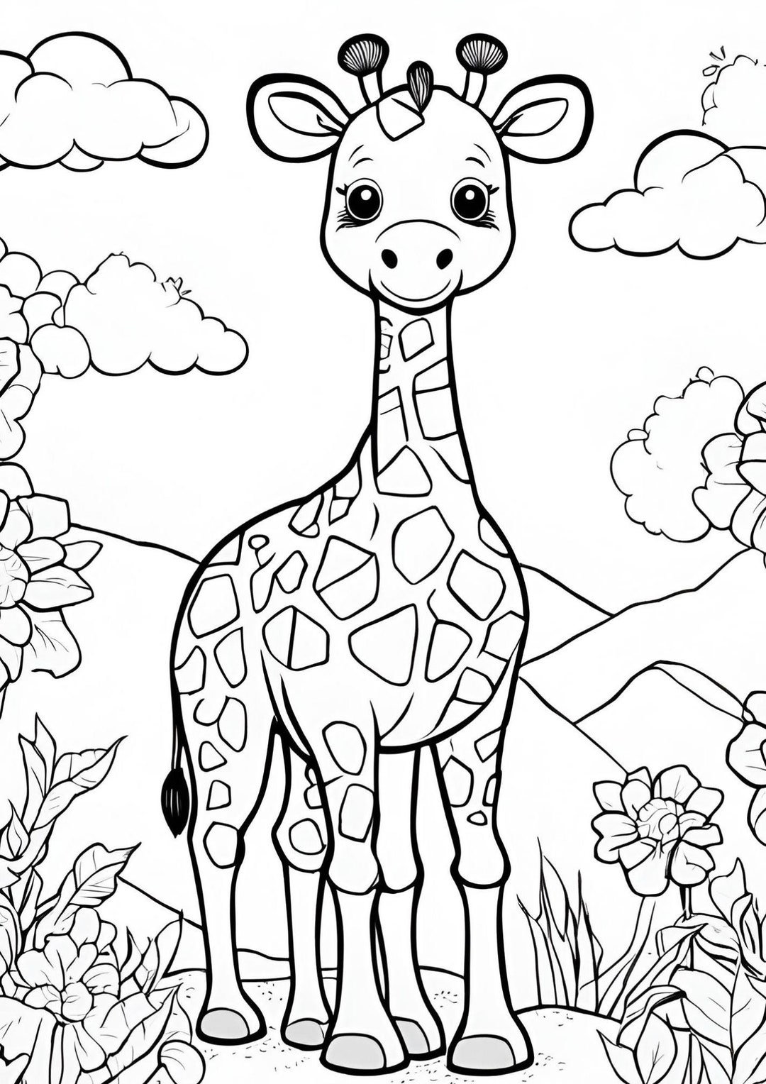 11-page African Animals Coloring Book for Kids | Fun Wildlife ...