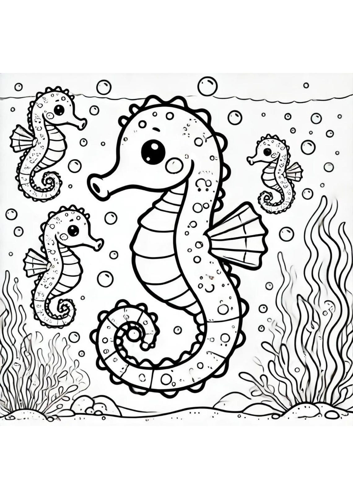 16 Pages of Fun. Sea Animals for Coloring, Kids Fun - Etsy