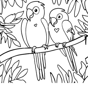 9-page Bird Coloring Book for Kids | Fun and Educational Bird ...