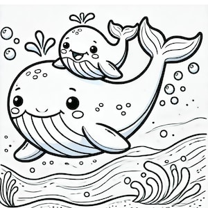 16 Pages of Fun. Sea Animals for Coloring, Kids Fun - Etsy