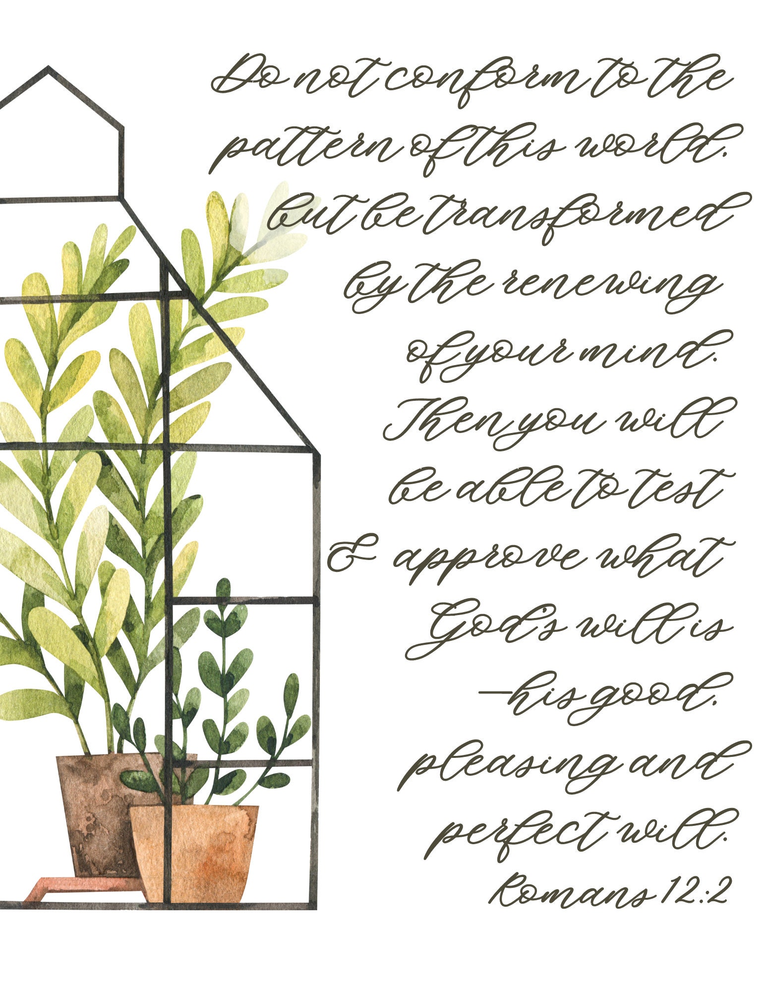 Do Not Conform to the Pattern of This World / Romans 12 / Bible Verse ...