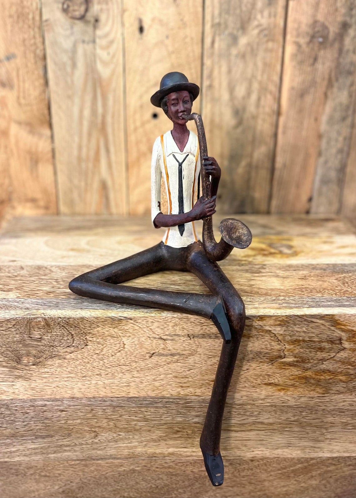 Display Vintage Style Sitting Jazz Figurines - Etsy UK