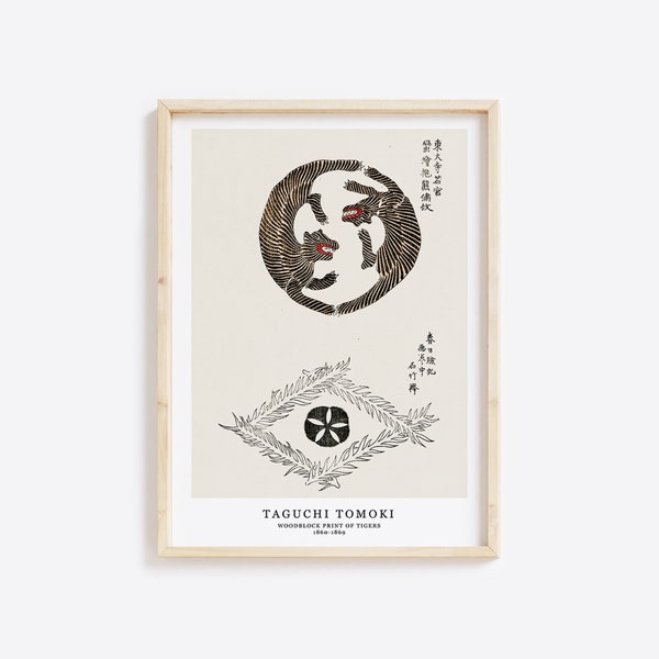 Taguchi Tomoki Tiger Print - Etsy
