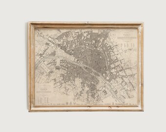 Rustic Map Sketch - Etsy