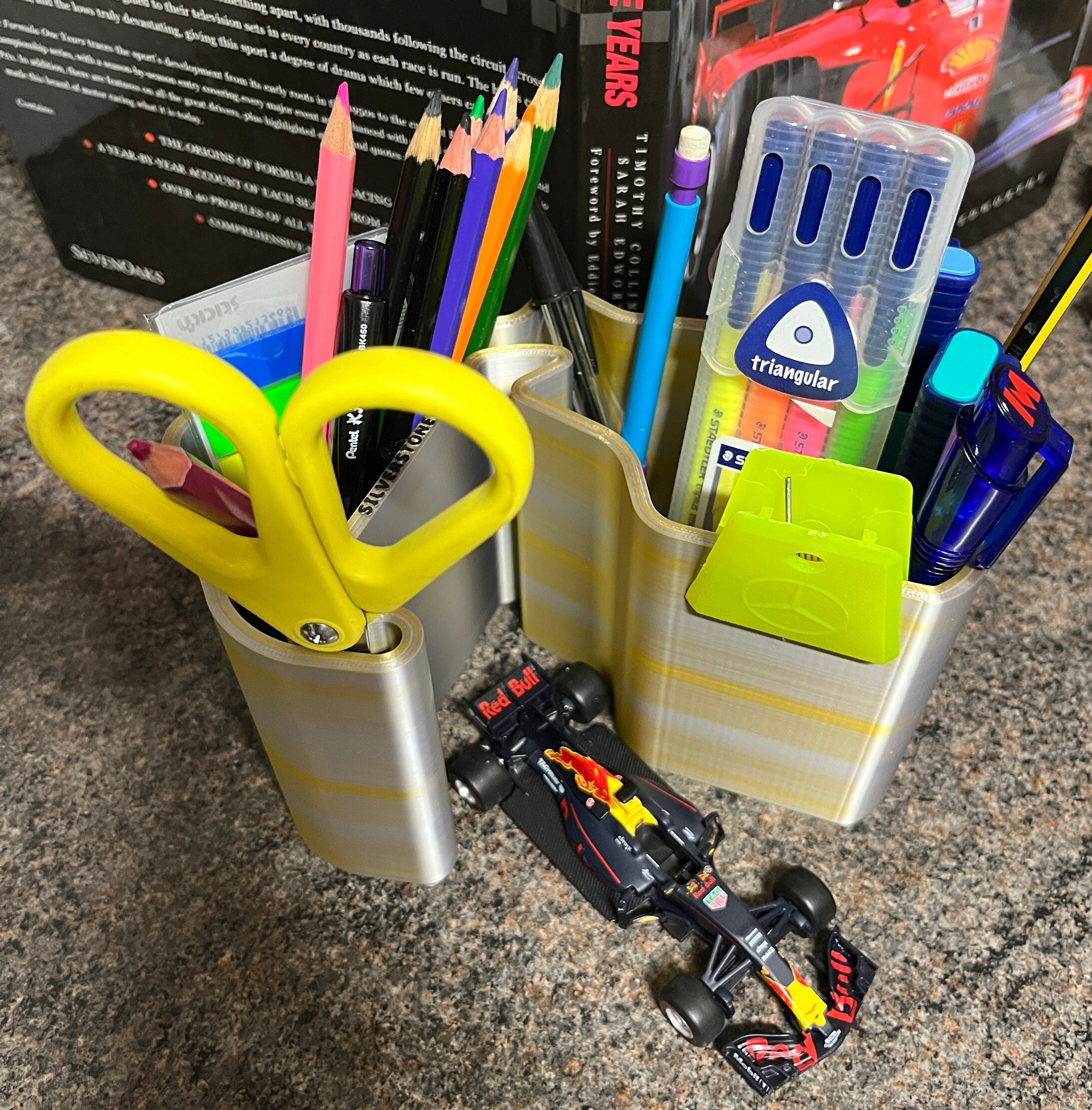 F1 Track Desk Tidy, Storage Tray, Motorsport Office F1 Formula One Gift ...
