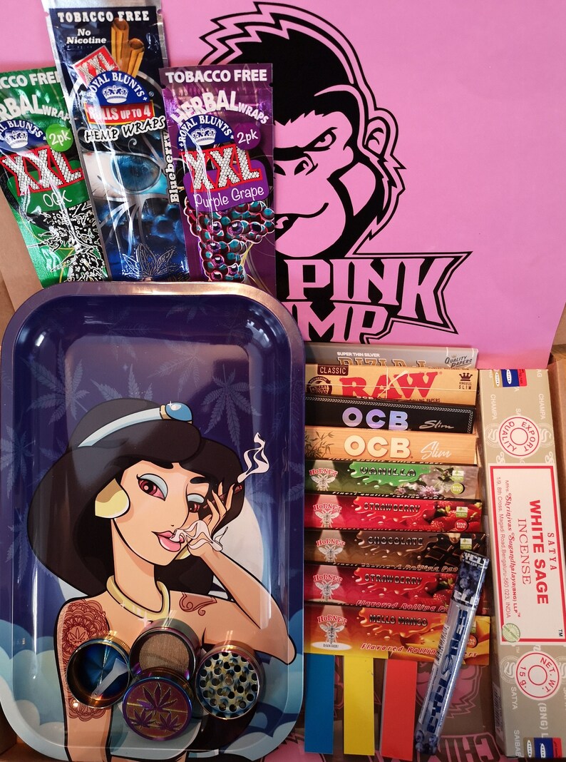 Stoner Care Package Tray Gift Set, Smoke Arsenal Rolling Tray Gift Set ...