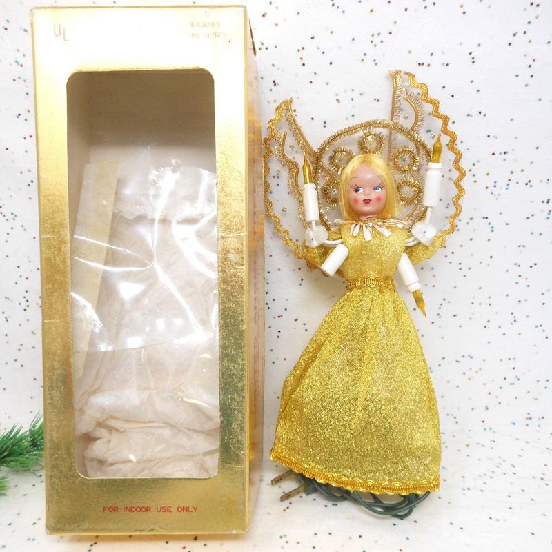 Tinsel Tree Topper - Etsy