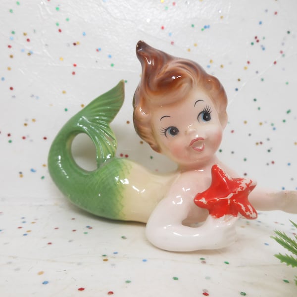 Vintage Ceramic Mermaid Wall Plaque - Etsy