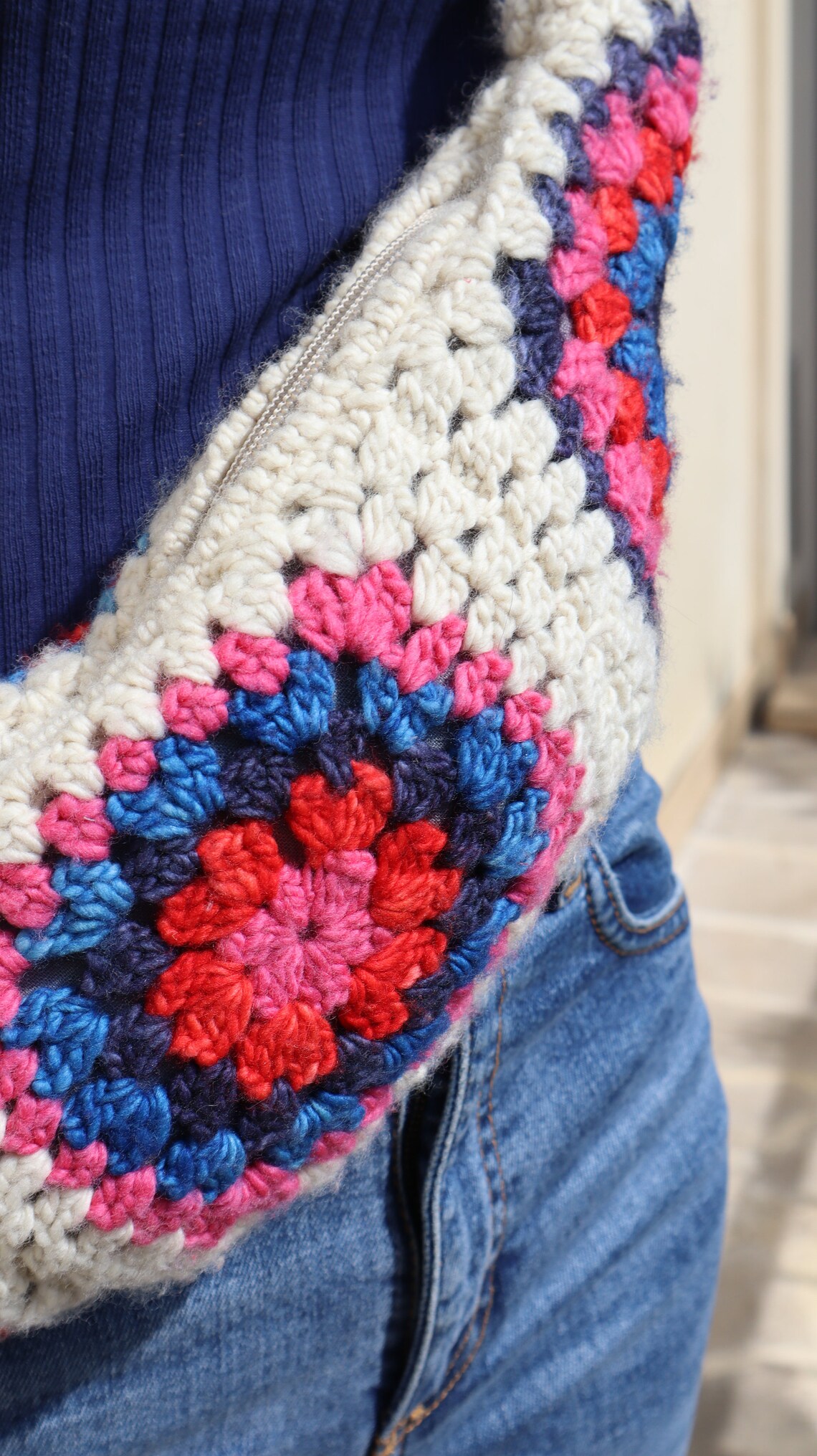 Granny Square Belt Bag - Etsy