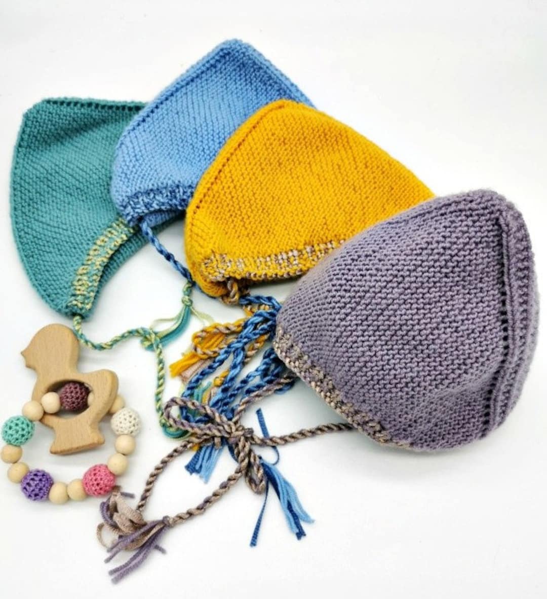 Baby Crush or Birth Cap in Pure Wool Knitted by Hand - Etsy