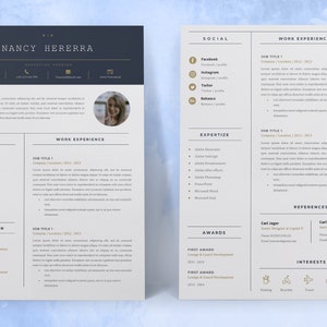 Teacher Resume Template & Cover Letter for Word, Google Docs and Pages ...