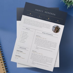 Teacher Resume Template & Cover Letter for Word, Google Docs and Pages ...