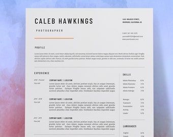 Teacher Resume Template & Cover Letter for Word Google Docs - Etsy