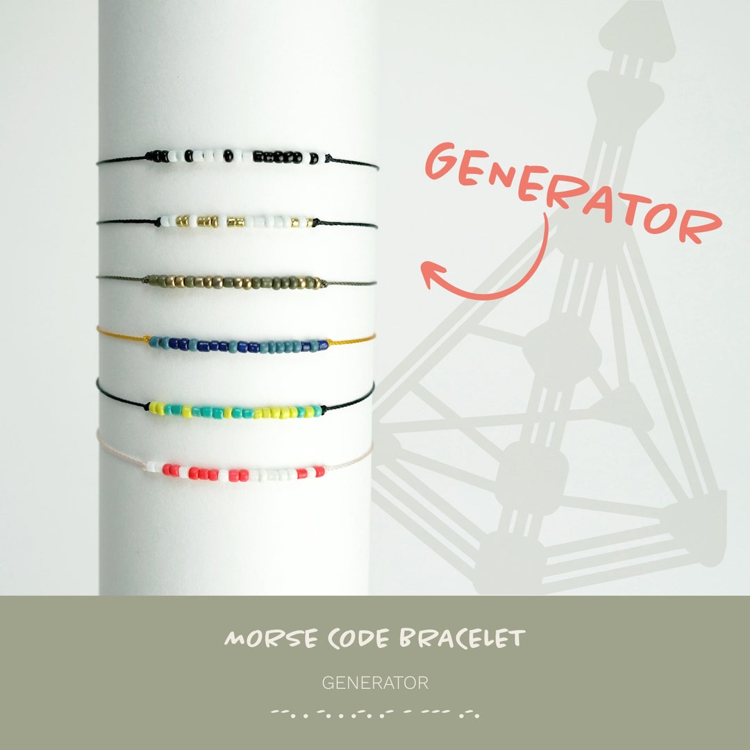 Human Design GENERATOR Bracelet Morse Code Bracelet Perfect as a Gift ...