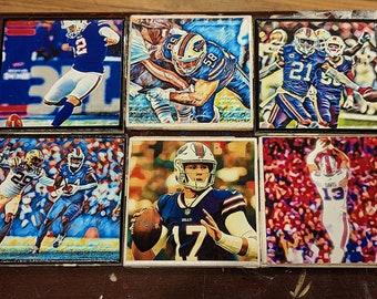 Buffalo Bills Tiles - Etsy