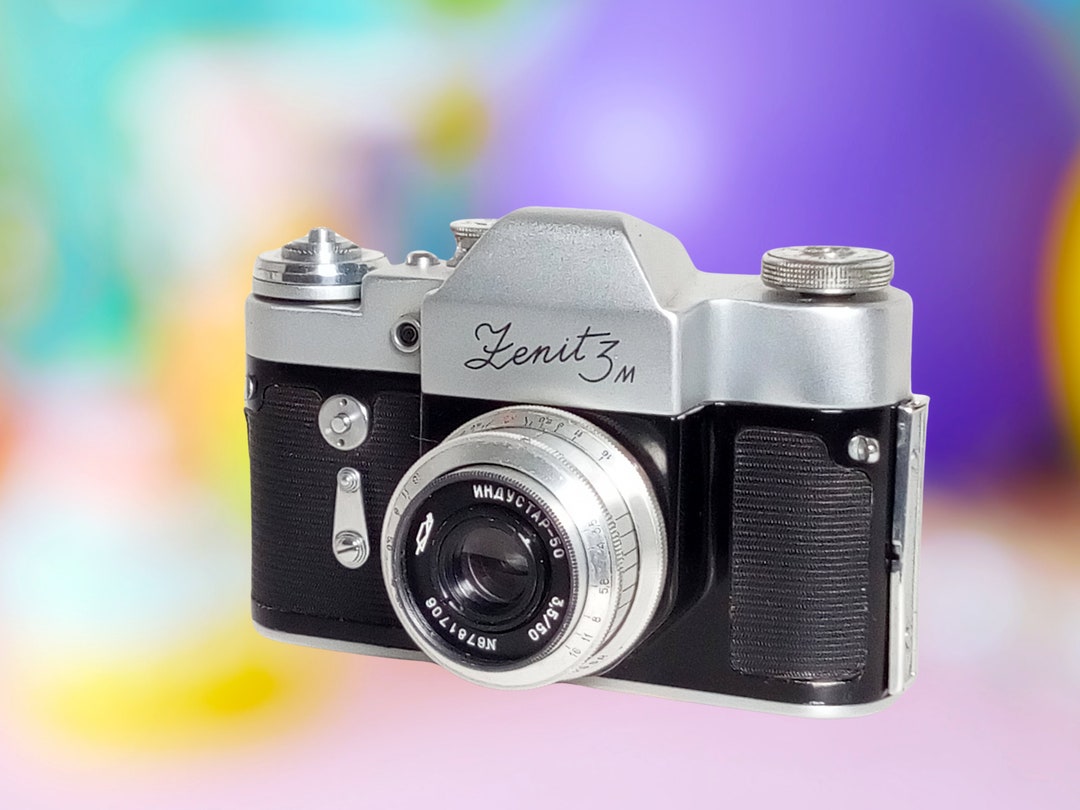 Vintage ZENIT 3M SLR Camera, 35 Mm Film Format. Made in USSR. Produced ...