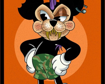 Punk Mickey Mouse Shirt | Etsy