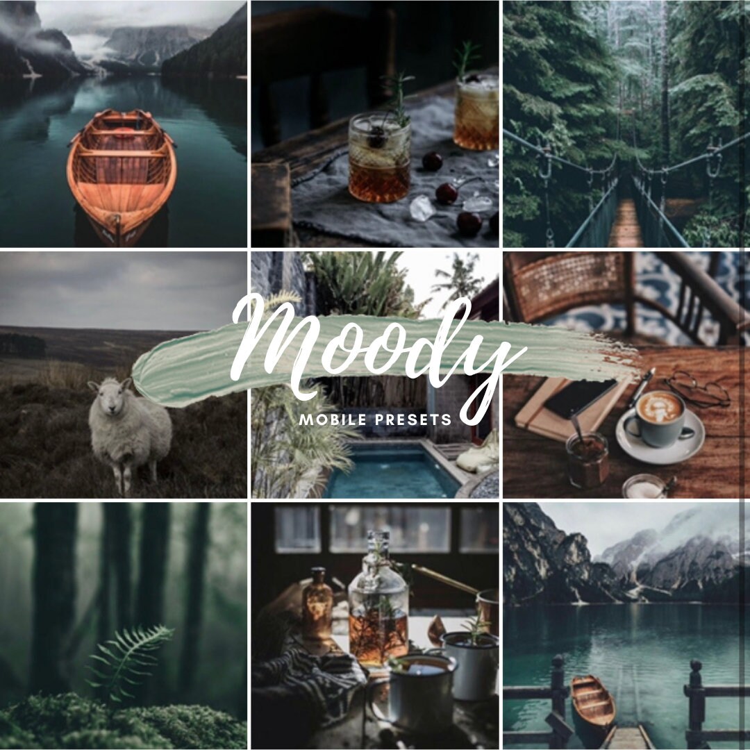 7 Moody Presets | Mobile Lightroom Presets | Blogger Photo Presets ...