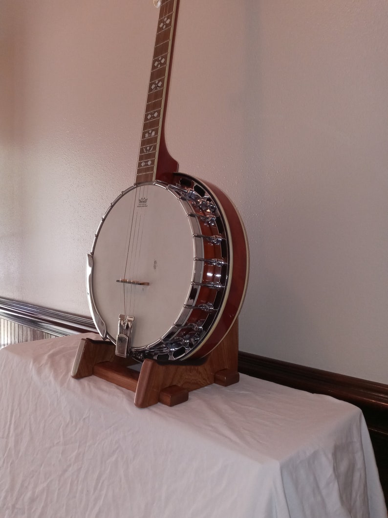 Banjo Stand: Open or Closed Back Banjo, Free Standing - Etsy