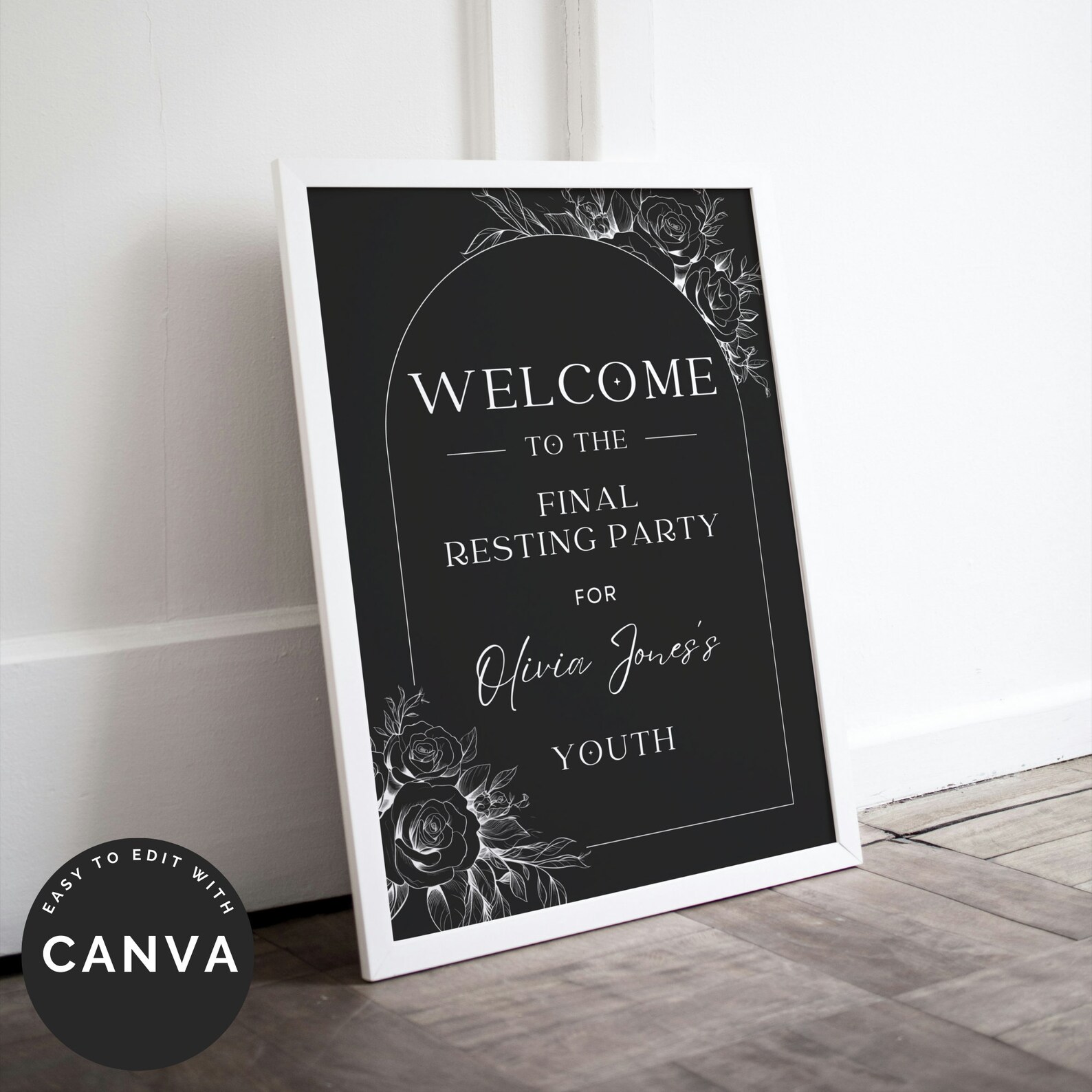 RIP Twenties Welcome Sign - Farewell to Your Youth, Humorous 30th ...